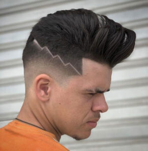28 Flashy Lightning Bolt Haircut Designs That Are Trending Right Now